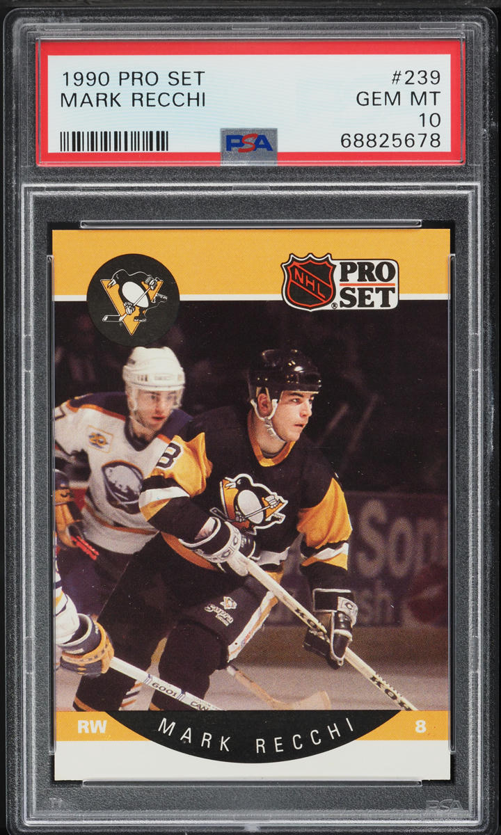 1990 Pro Set Mark Recchi #239 PSA 10 GEM MINT on Fanatics Collect