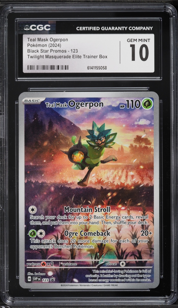 2024 Pokemon SV Promo Twilight Masquerade ETB Alt Art Teal Mask Ogerpon ...