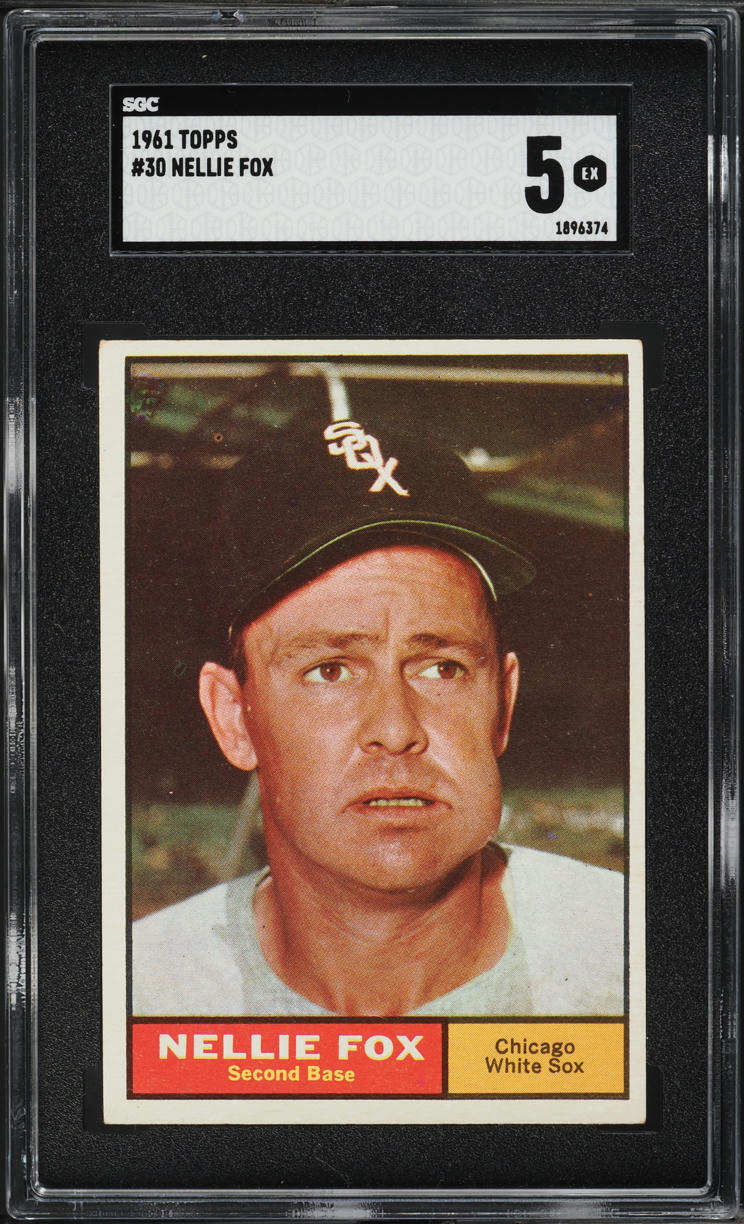 1961 Topps Nellie Fox #30 SGC 5 EX on Fanatics Collect