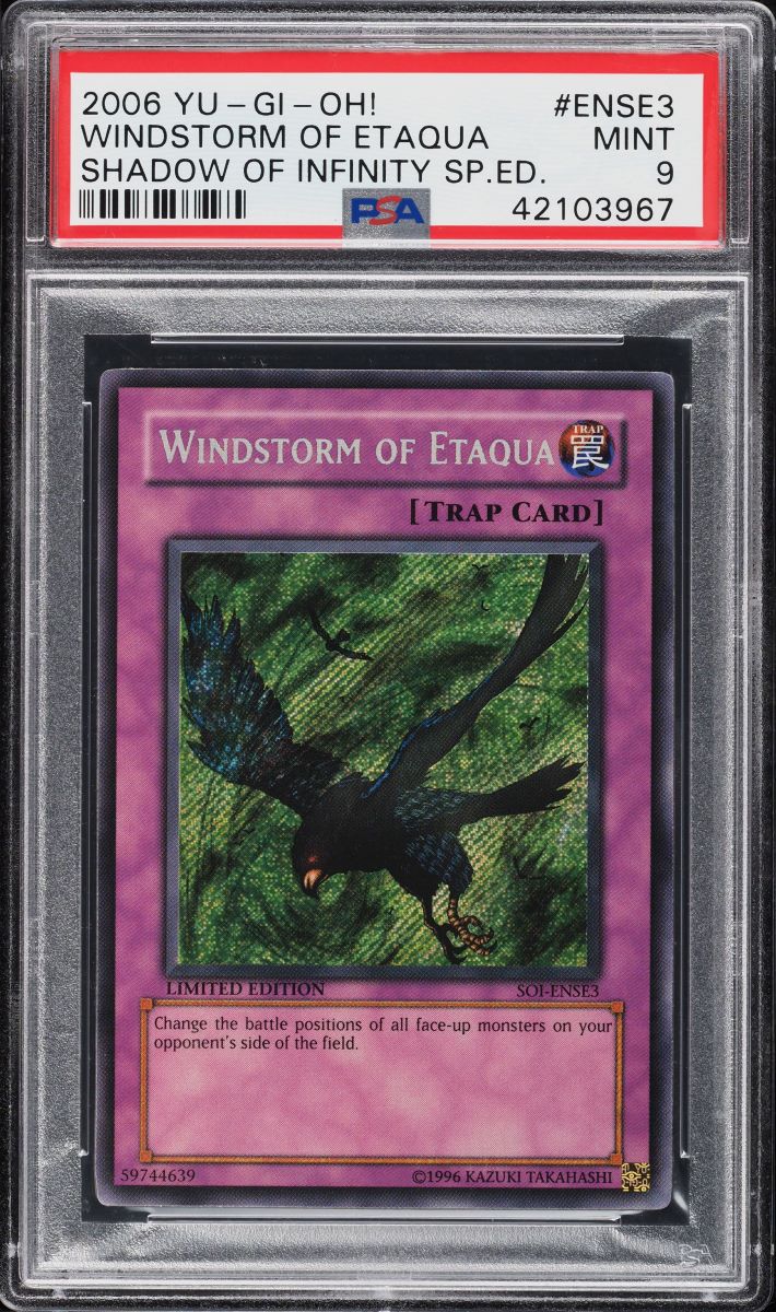 2006 Yu-Gi-Oh! Shadow Of Infinity Special Edition Windstorm Of Etaqua ...