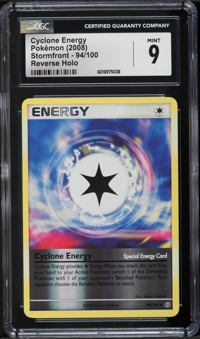 2008 Pokemon Diamond & Pearl Stormfront Reverse Holo Cyclone Energy #94 ...