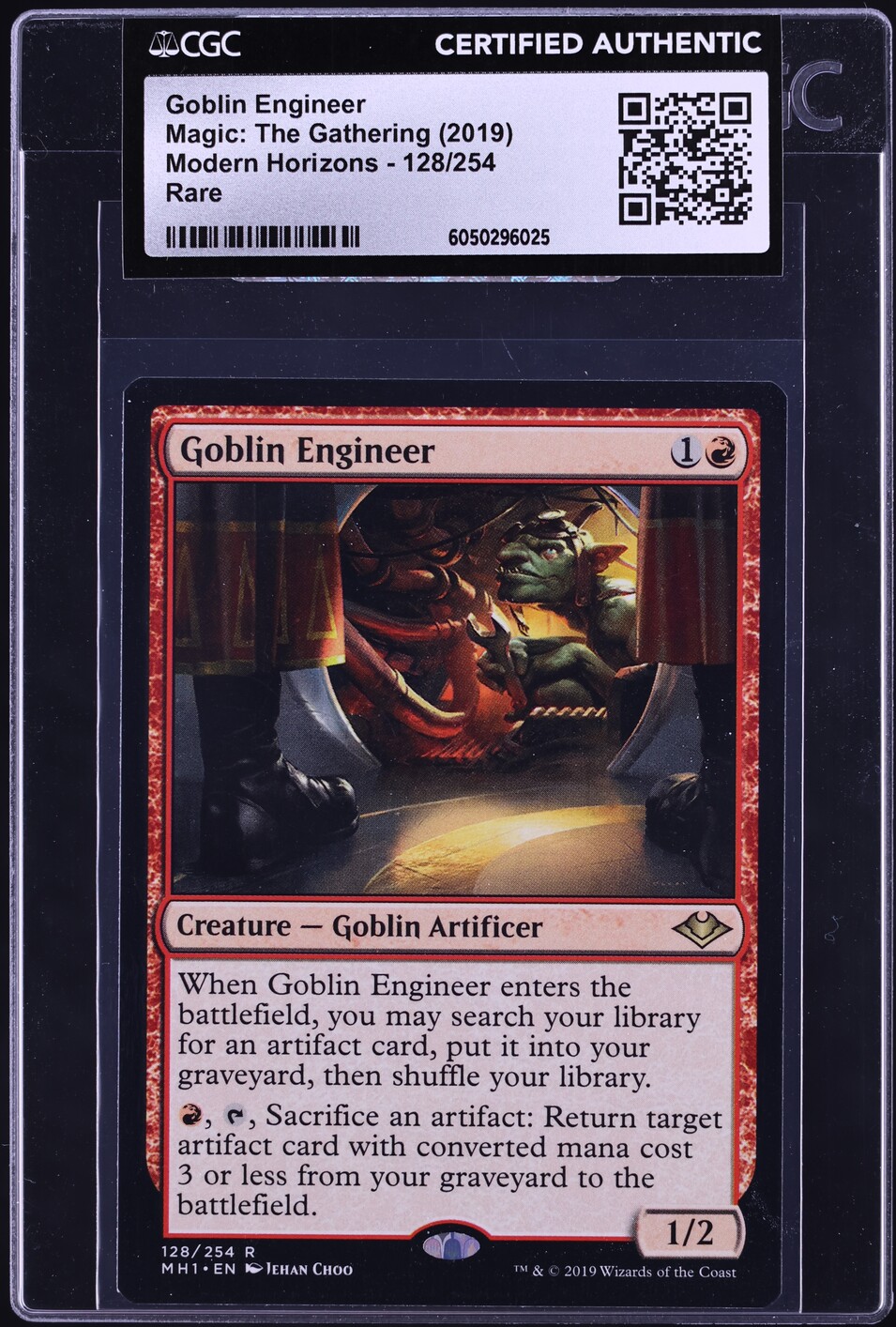 2019 Magic The Gathering MTG Modern Horizons Goblin Engineer #128 CGC ...