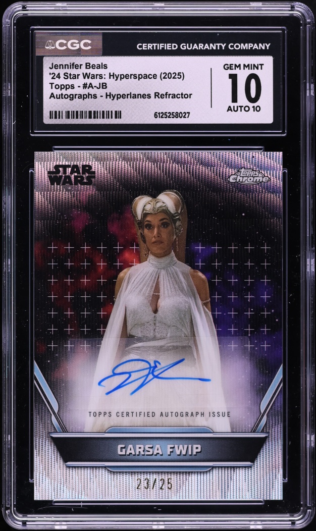 2025 Topps Chrome Star Wars Hyperspace Hyperlanes Refractor Jennifer ...