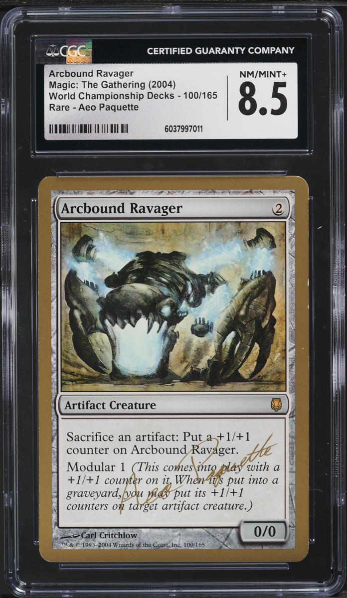 2004 MTG World Championship Decks Aeo Paquette Arcbound Ravager #100 ...