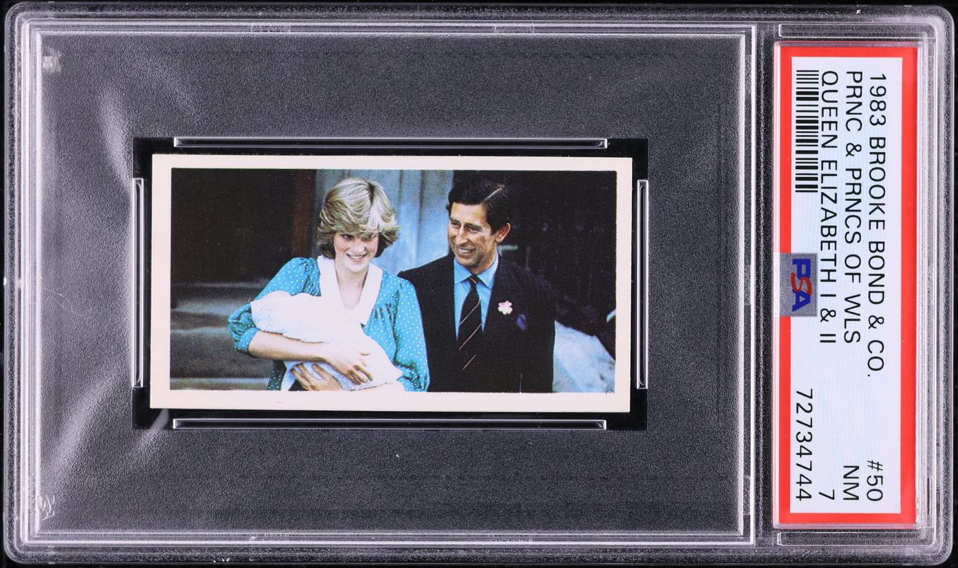 1983 Brooke Bond Queen Elizabeth I & II Prince & Diana Princess Of ...