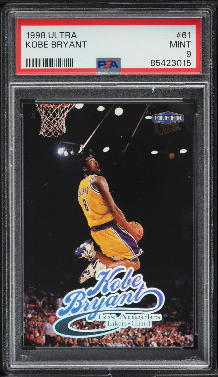 1998 Ultra Basketball Kobe Bryant #61 PSA 9 MINT on Fanatics Collect