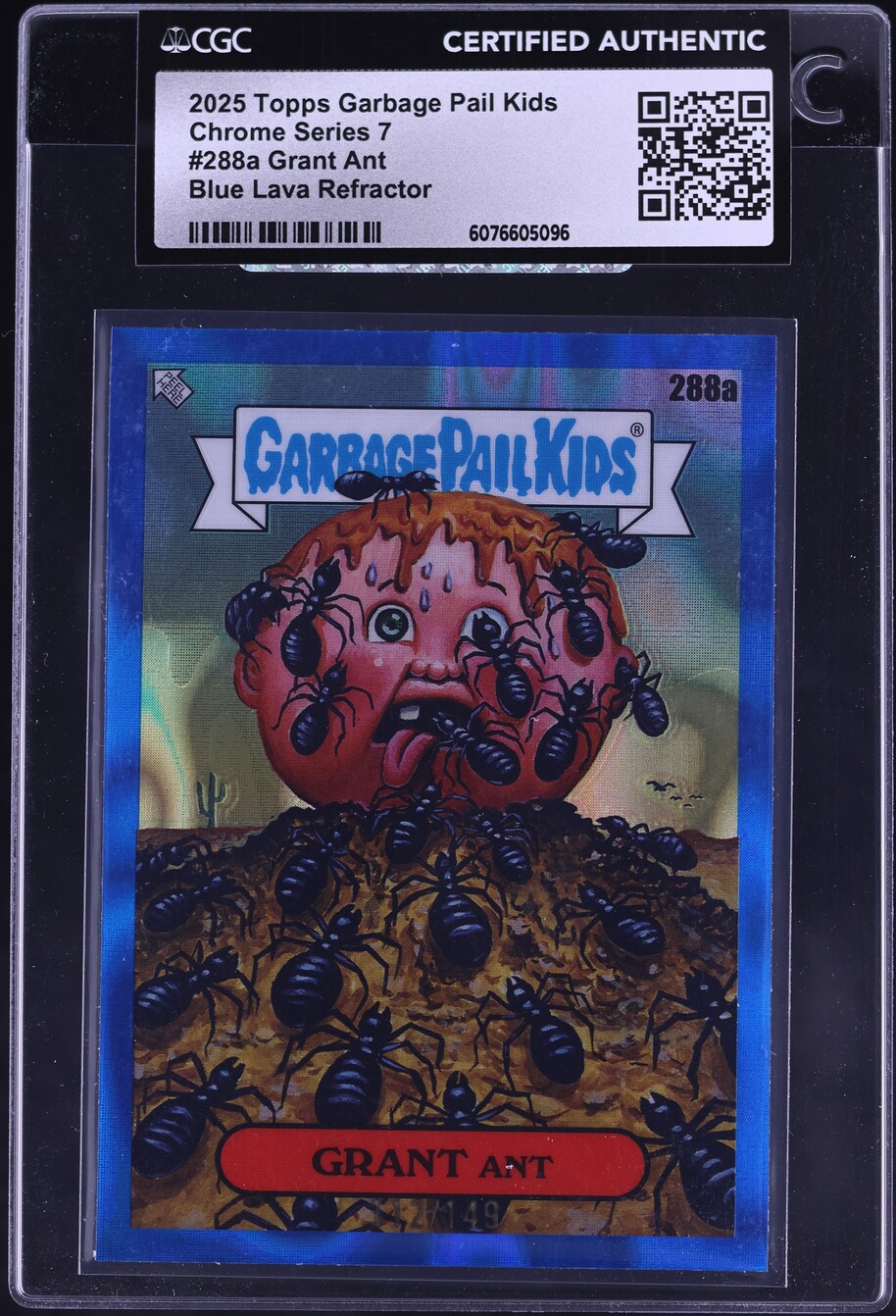 2025 Topps Chrome Garbage Pail Kids Series 7 Blue Lava Grant Ant /149 ...