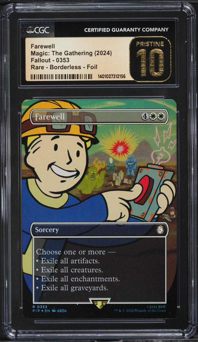 2024 Magic The Gathering Fallout Borderless Foil Farewell #353 CGC 10 ...