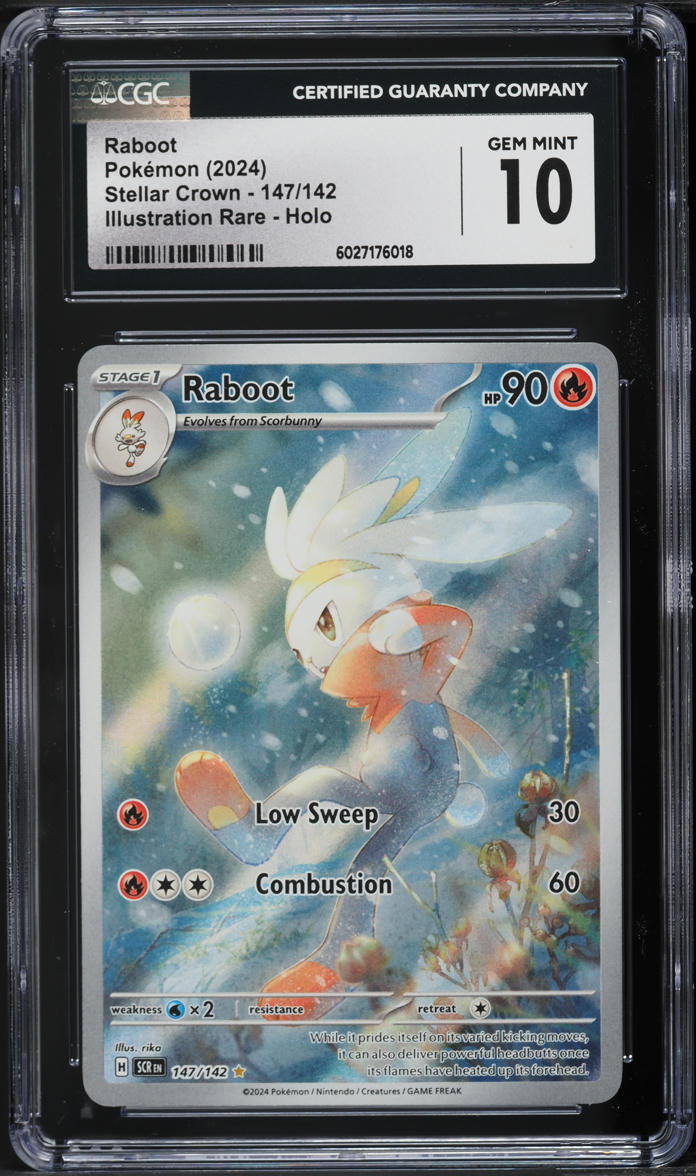 2024 Pokemon Scarlet & Violet Stellar Crown IR Raboot #147 CGC 10 GEM MINT on Fanatics Collect