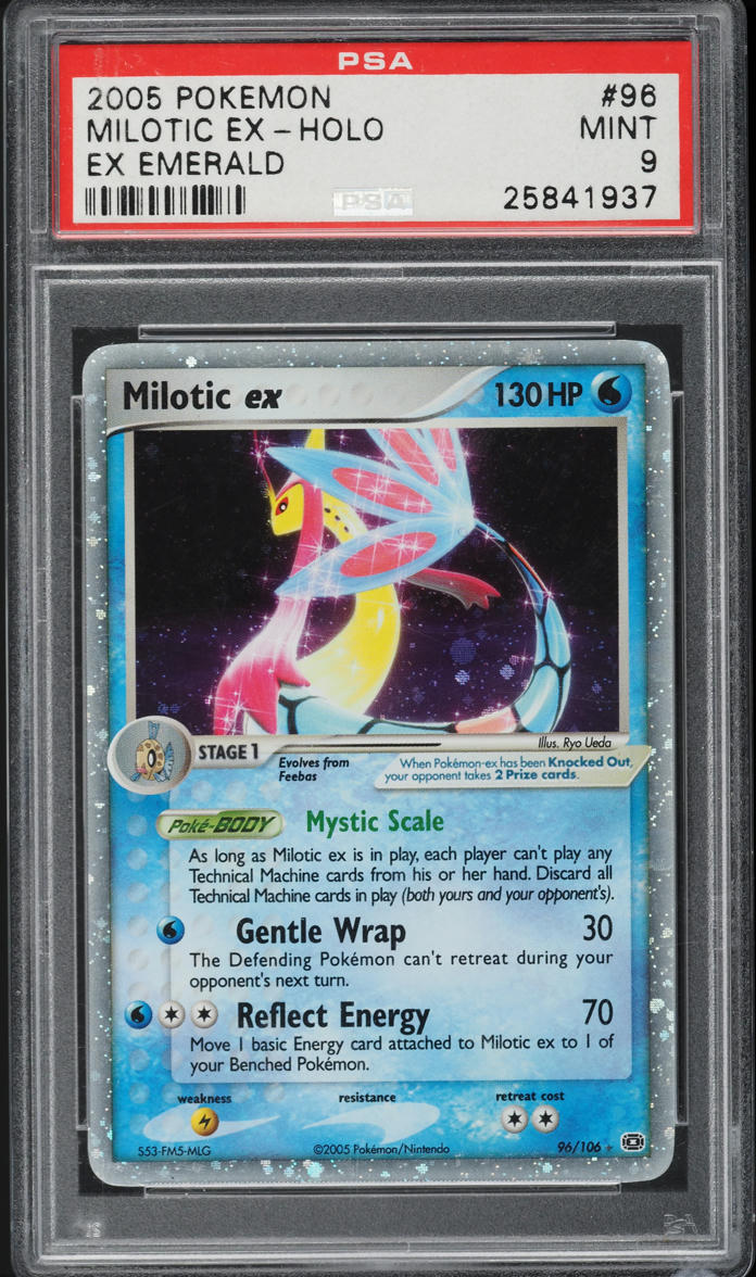 2005 Pokemon EX Emerald Holo Milotic ex #96 PSA 9 MINT on Fanatics Collect