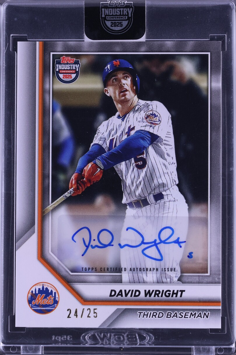 2025 Topps Industry Conference David Wright AUTO /25 #MLBA-DW CGC AUTH ...