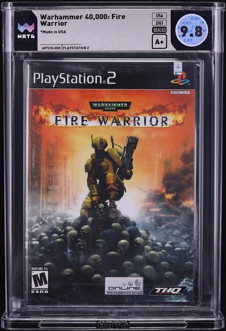 Warhammer 40,000: Fire Warrior (PlayStation 2 PS2) WATA 9.8 A+ Sealed ...