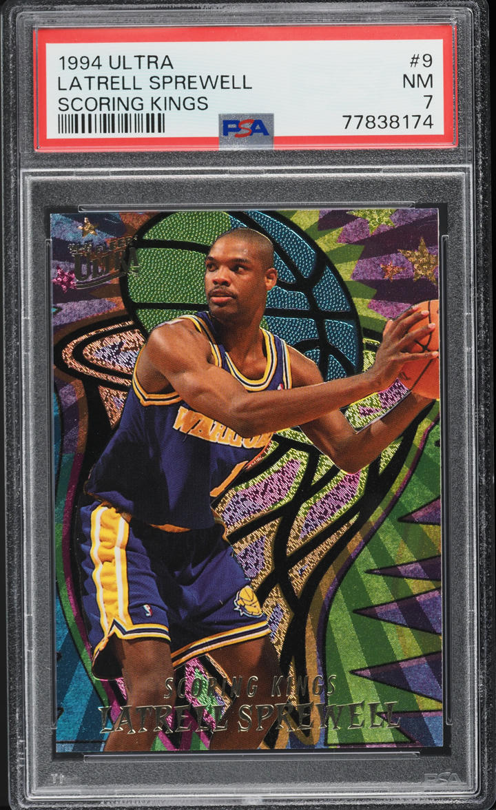 1994 Ultra Scoring Kings Latrell Sprewell #9 PSA 7 NRMT on Fanatics Collect