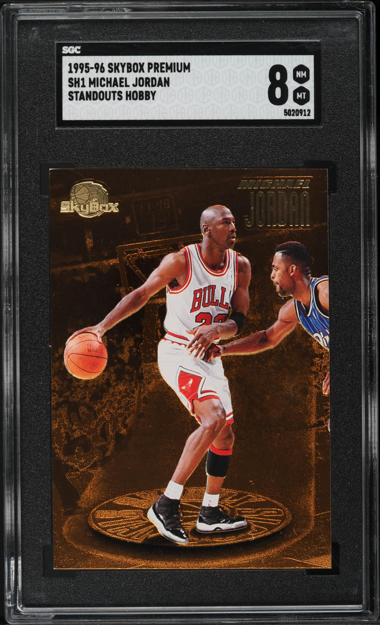 1995 Skybox Premium Standouts Hobby Michael Jordan #SH1 SGC 8 NM-MT on Fanatics Collect