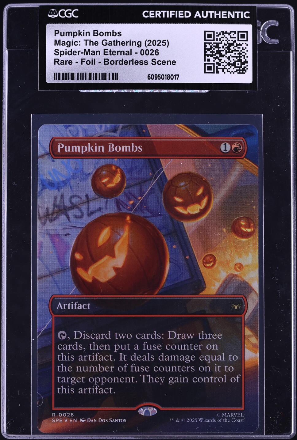 2025 Magic The Gathering MTG Spider-Man Eternal Foil Borderless Scene ...