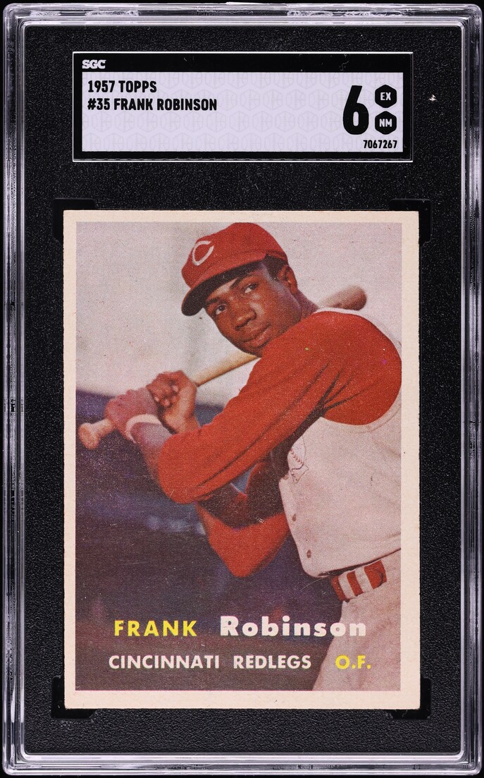 1957 Topps Frank Robinson ROOKIE #35 SGC 6 EXMT on Fanatics Collect
