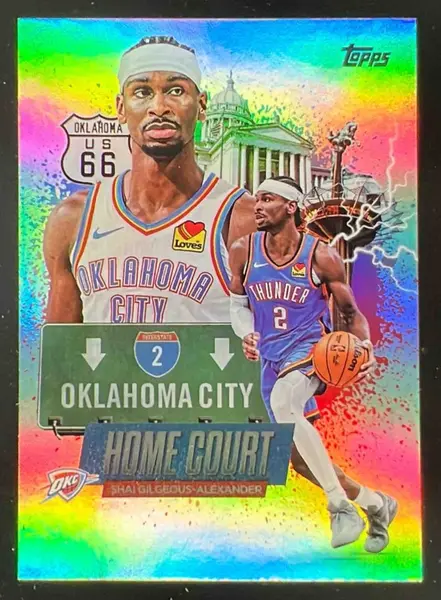 2025-26 Topps Home Court Advantage #HCA-5 Shai Gilgeous-Alexander on ...