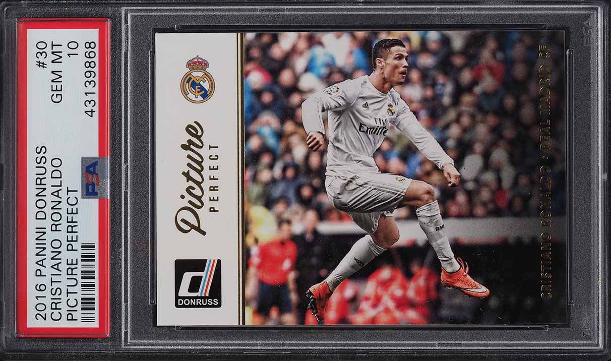 2016 Donruss Picture Perfect Cristiano Ronaldo #30 PSA 10 GEM MINT on ...