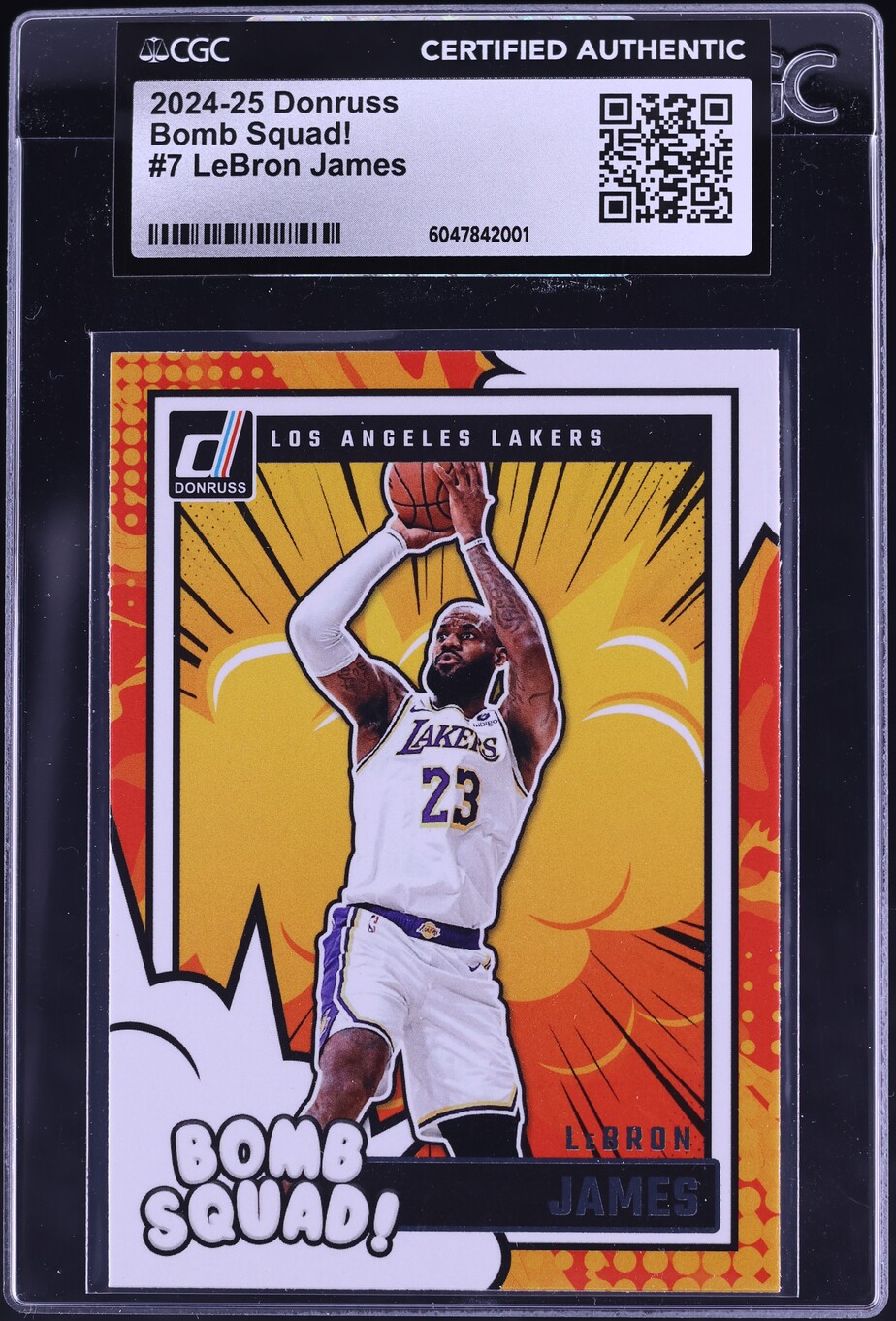 2024 Donruss Bomb Squad! LeBron James #7 CGC AUTH on Fanatics Collect
