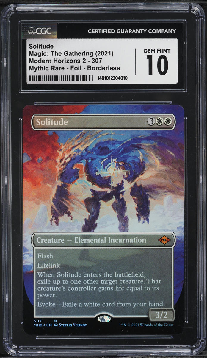 2021 Magic The Gathering MTG Modern Horizons 2 Foil Borderless Solitude ...