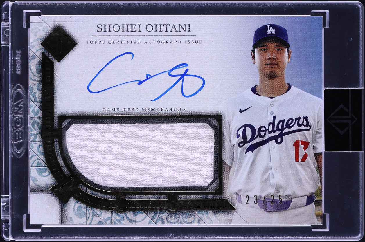 2024 Topps Transcendent Collection Shohei Ohtani PATCH AUTO /25 #TCAR ...