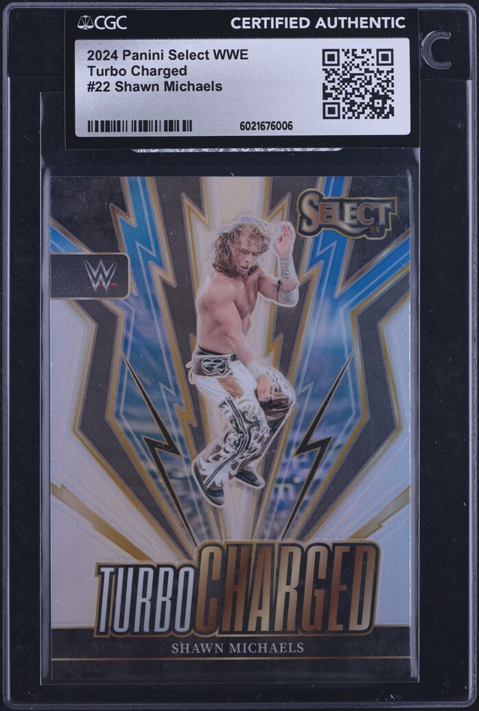 2024 Select WWE Turbo Charged Shawn Michaels #22 CGC AUTH on Fanatics ...