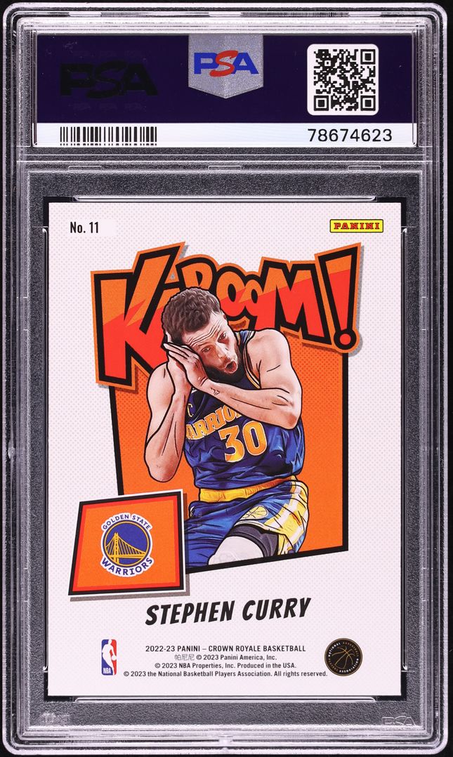 2022 Crown Royale Kaboom! Stephen Curry #11 PSA 10 GEM MINT on Fanatics ...