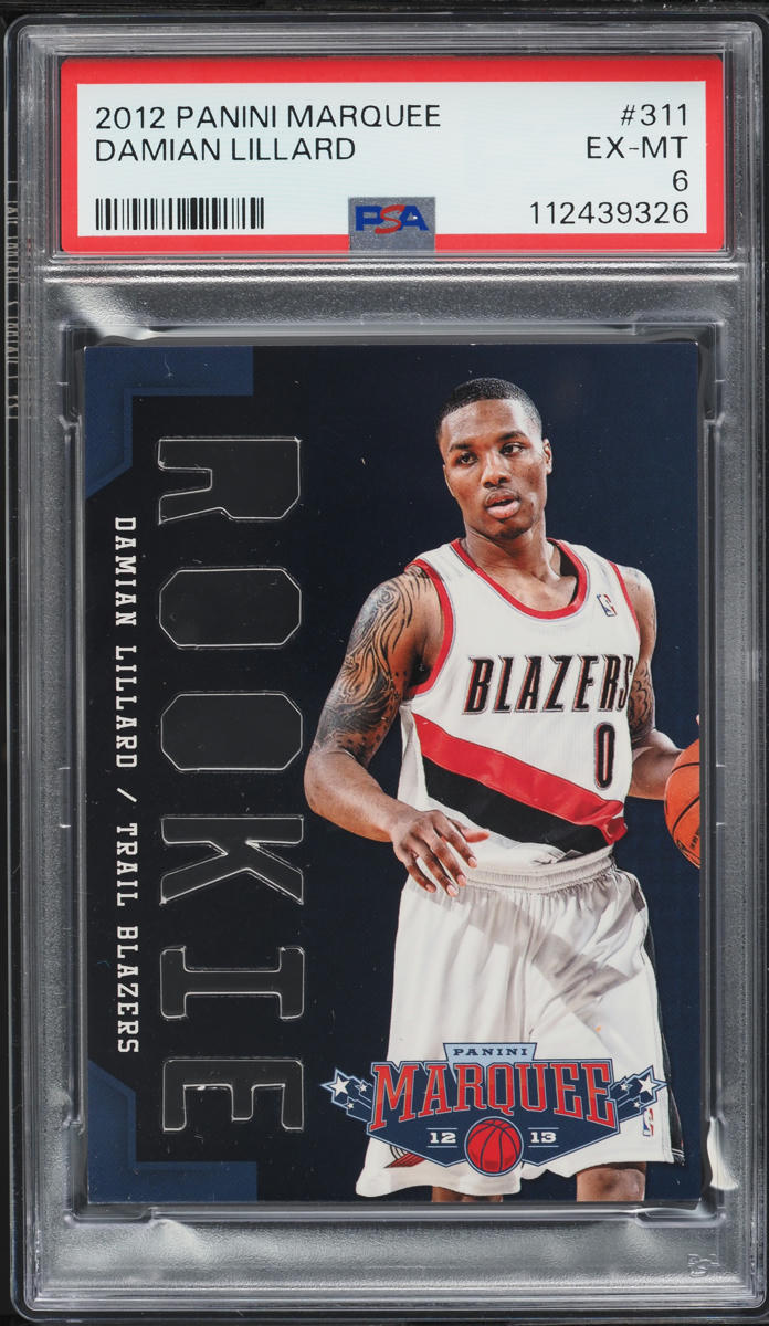 2012 Panini Marquee Damian Lillard ROOKIE #311 PSA 6 EXMT on Fanatics ...