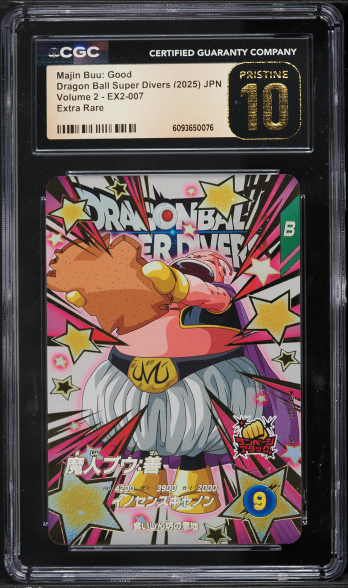 2025 Dragon Ball Super Divers Japanese Vol. 2 Majin Buu Good #EX2-007 CGC 10 PRISTINE on ...