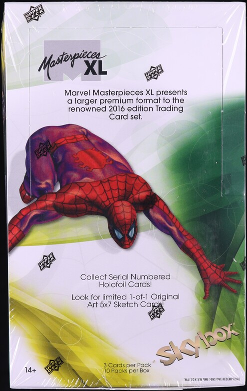2024 Skybox Marvel Masterpieces XL Sealed Hobby Box, 10ct Packs on ...
