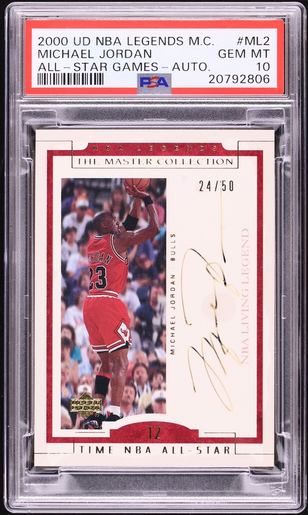 2000 Upper Deck Legends Master Collection All-Star Games Michael Jordan ...