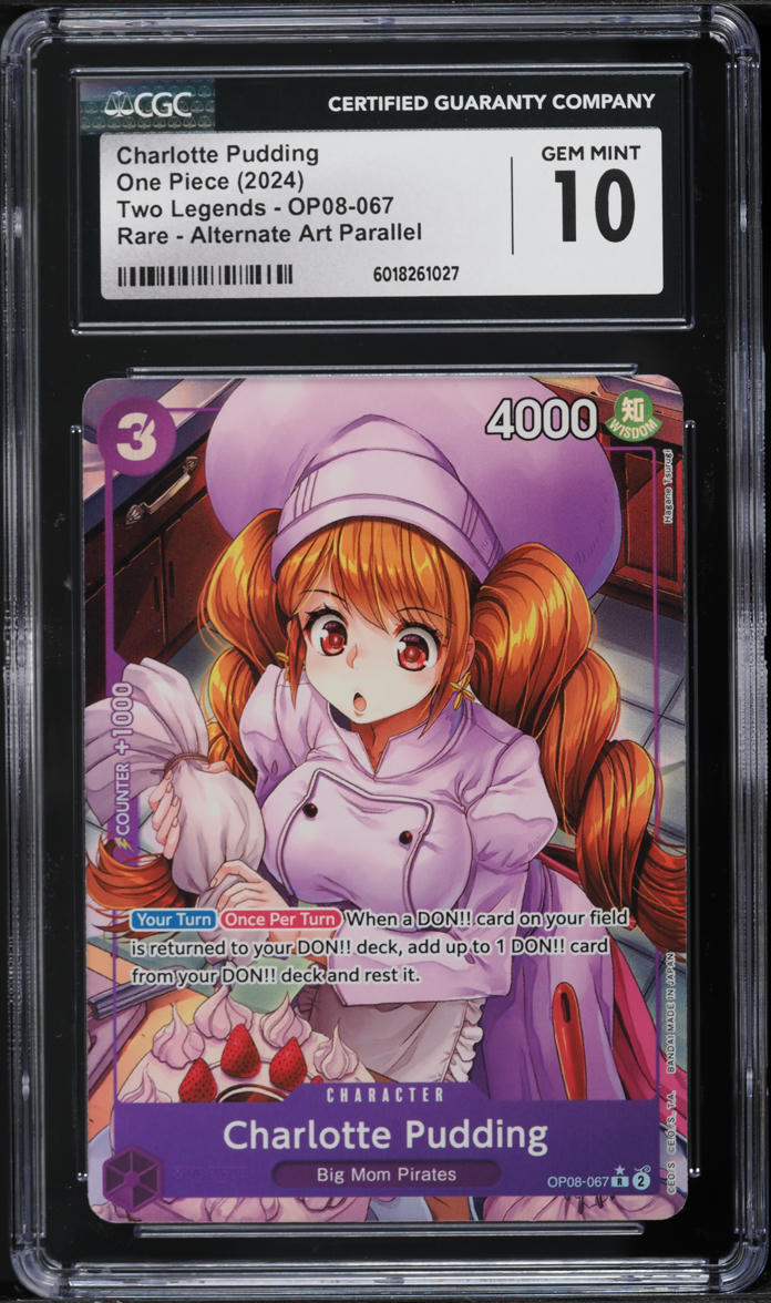 2024 One Piece Two Legends Alt Art Charlotte Pudding #OP08-067 CGC 10 GEM MINT on Fanatics Collect