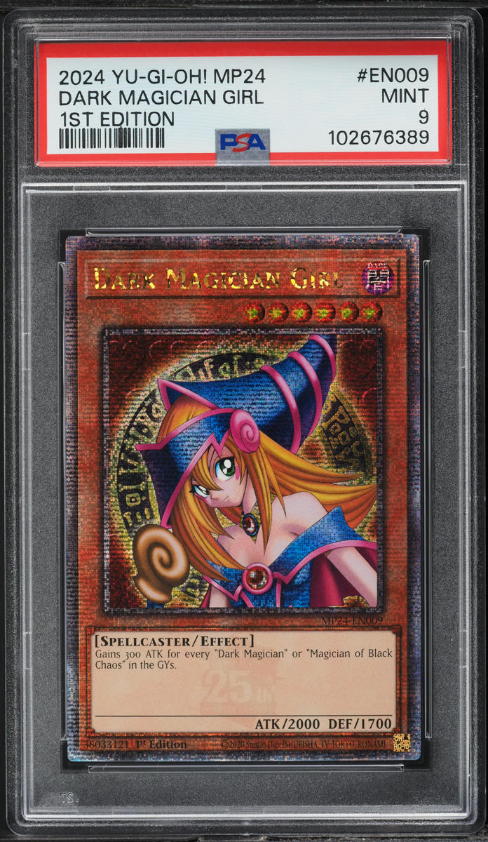 2024 Yu-Gi-Oh! MP24 1st Edition Dark Magician Girl #MP24-EN009 PSA 9 MINT on Fanatics Collect