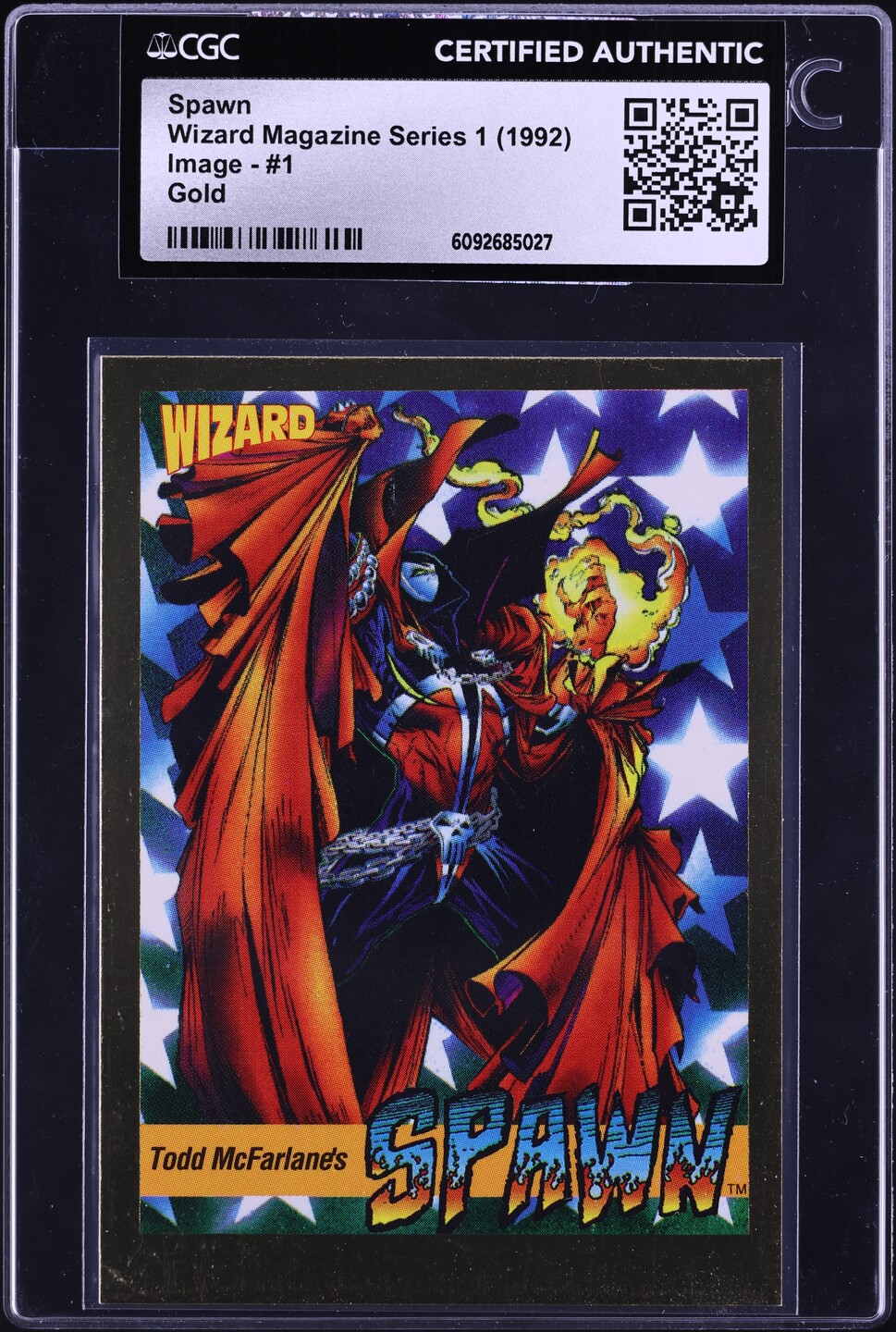 1992 Wizard Magazine Series 1 Gold Image Spawn #1 CGC AUTH on Fanatics ...