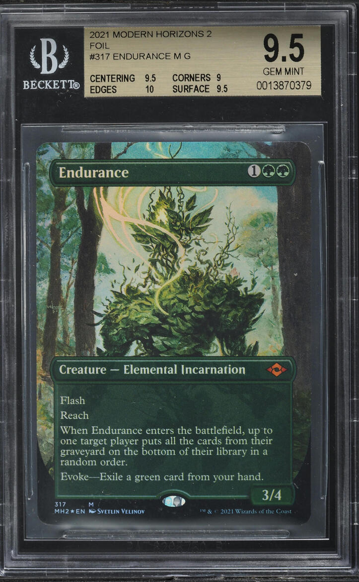 2021 Magic The Gathering MTG Modern Horizons 2 Foil Endurance BGS 9.5 ...