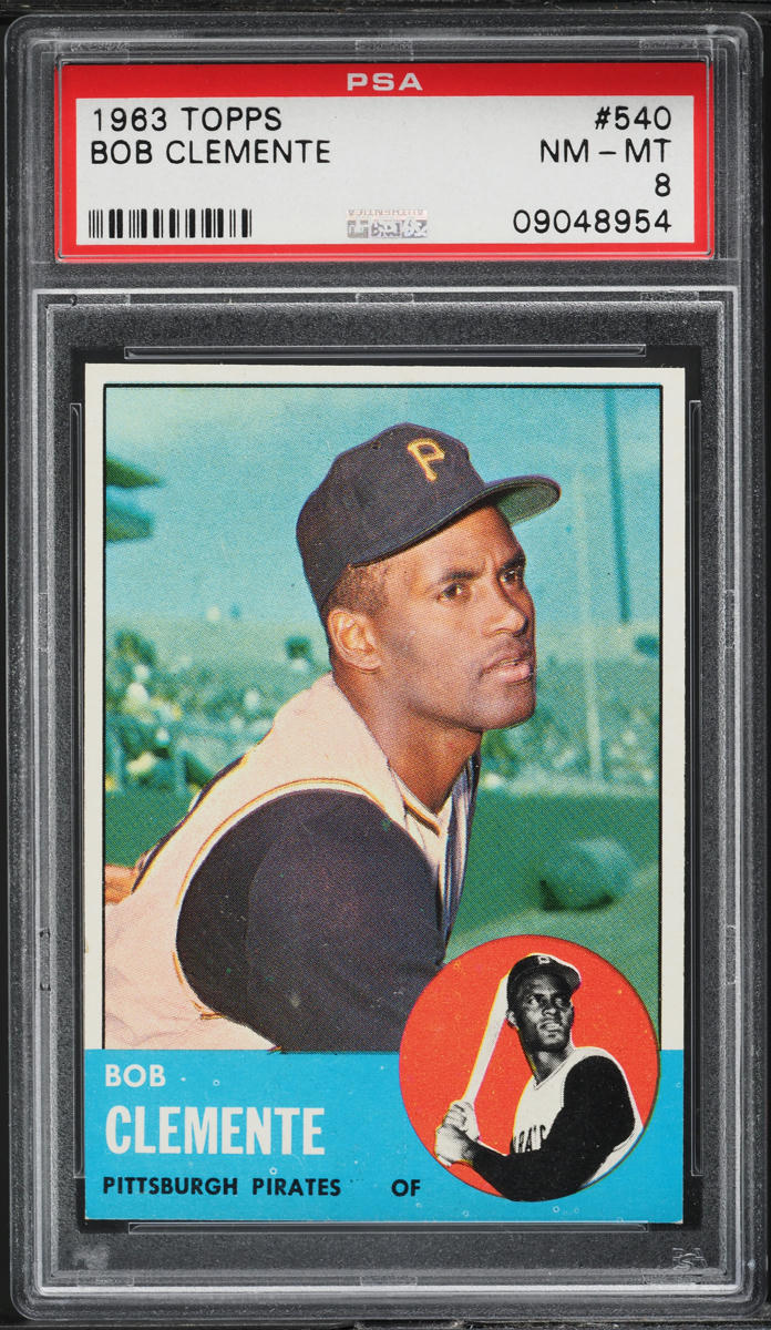 1963 Topps Roberto Clemente #540 PSA 8 NM-MT on Fanatics Collect