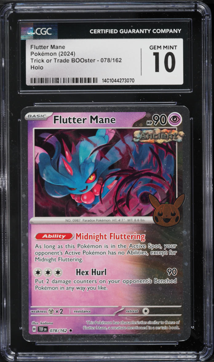 2024 Pokemon SV Temporal Forces Trick Or Trade Holo Flutter Mane #78 ...