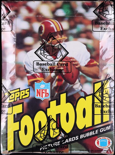 1983 Topps Football Wax Box, 36ct Packs, Marcus Allen ROOKIE? BBCE AUTH ...