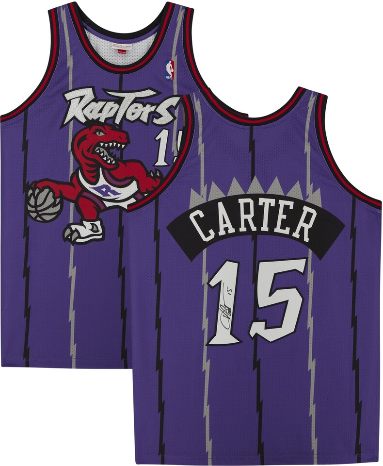 Vince Carter Toronto Raptors Autographed 1998 Mitchell & Ness Authentic ...