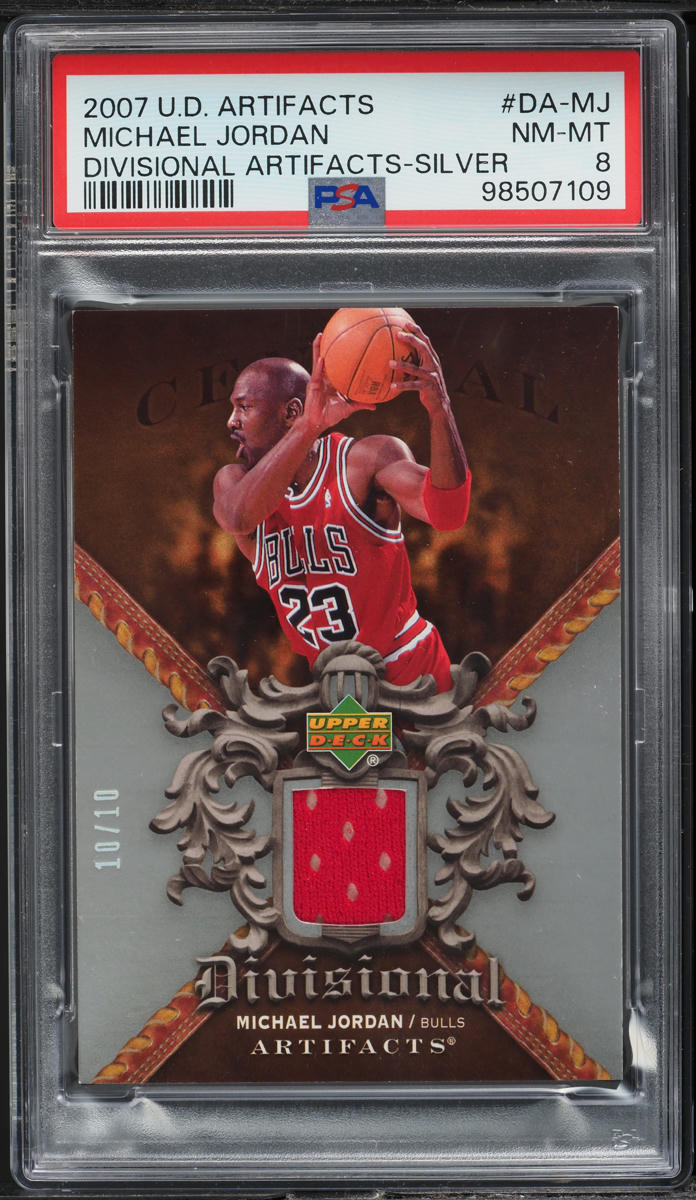 2007 Upper Deck Artifacts Divisional Silver Michael Jordan PATCH 10/10 ...