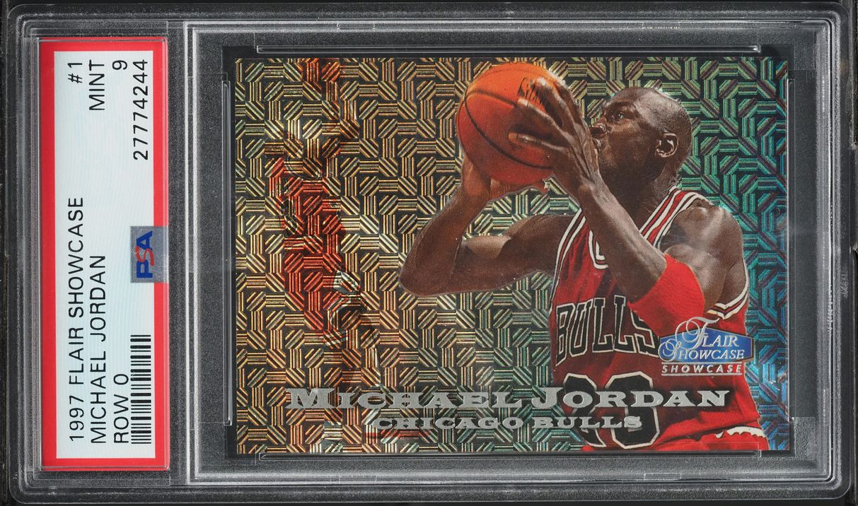 1997 Flair Showcase Row 0 Michael Jordan /250 #1 PSA 9 MINT on Fanatics ...