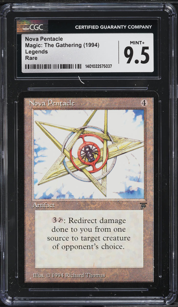 1994 Magic The Gathering MTG Legends Nova Pentacle CGC 9.5 MINT+ on Fanatics Collect