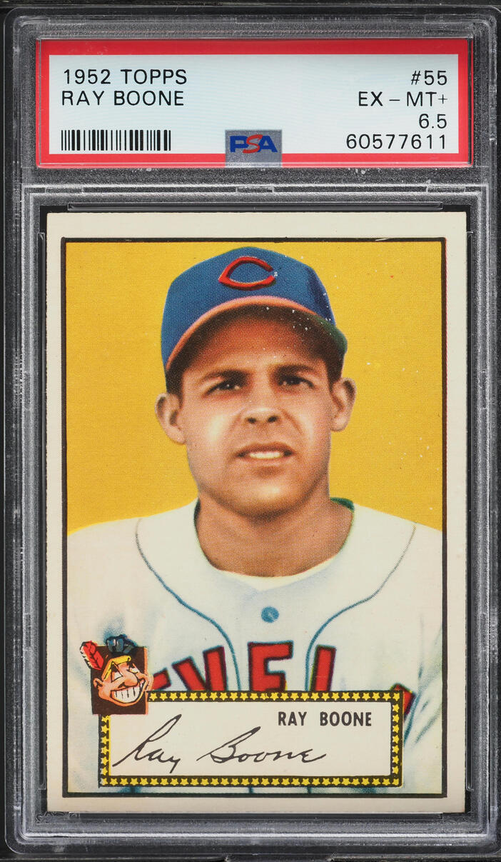 1952 Topps Ray Boone #55 PSA 6.5 EXMT+ on Fanatics Collect