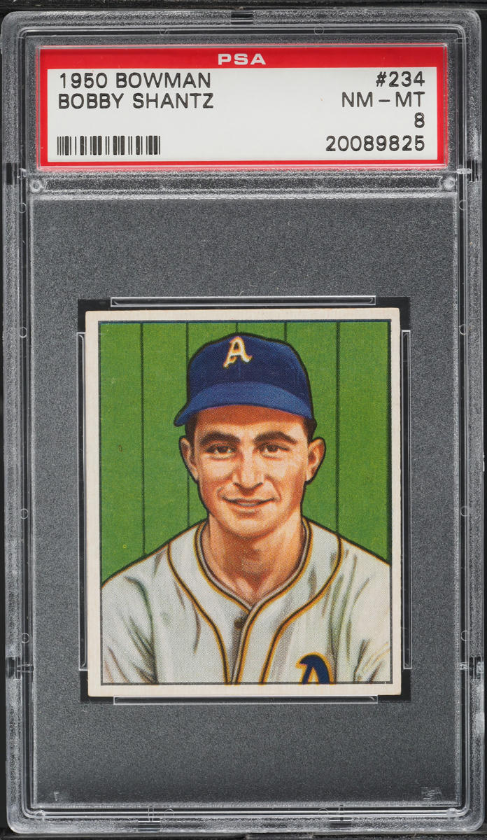 1950 Bowman Bobby Shantz #234 PSA 8 NM-MT on Fanatics Collect