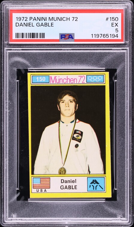 1972 Panini Munich Daniel Gable #150 PSA 5 EX on Fanatics Collect