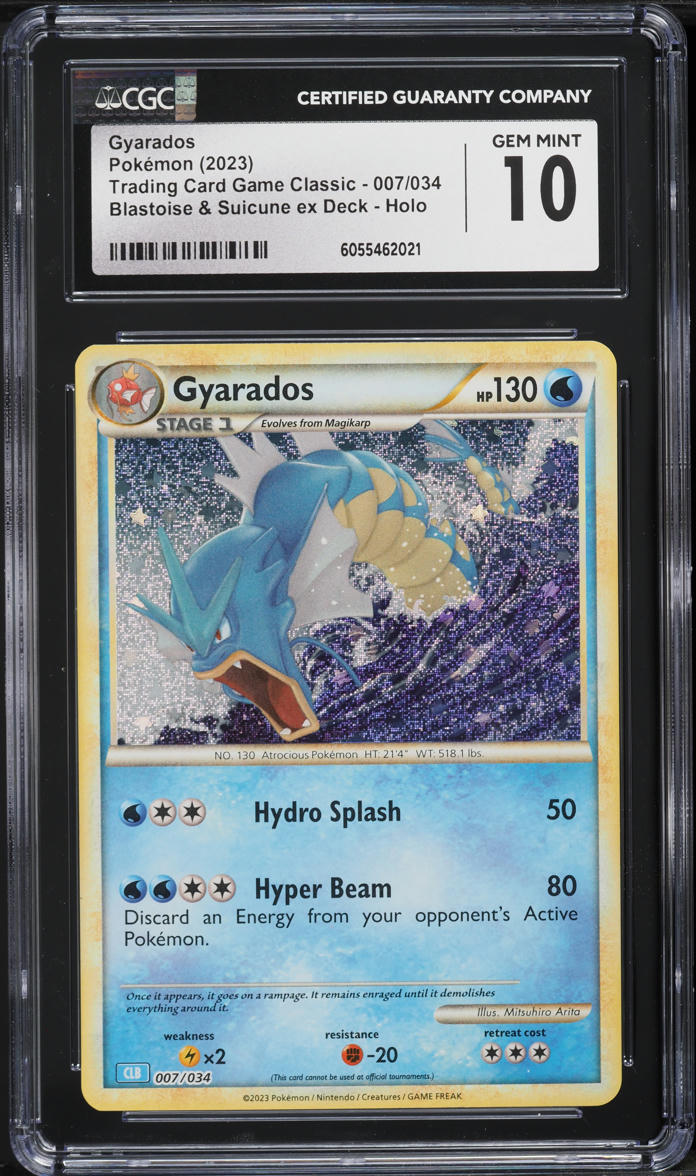 2023 Pokemon TCG Classic Collection Holo Gyarados #7 CGC 10 GEM MINT on ...