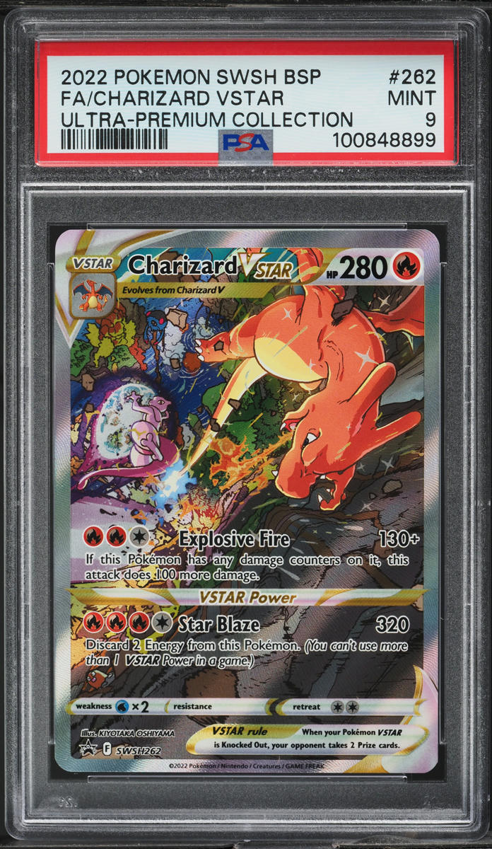 2022 Pokemon SWSH Black Star Promo Ultra Premium Charizard VSTAR #262 ...