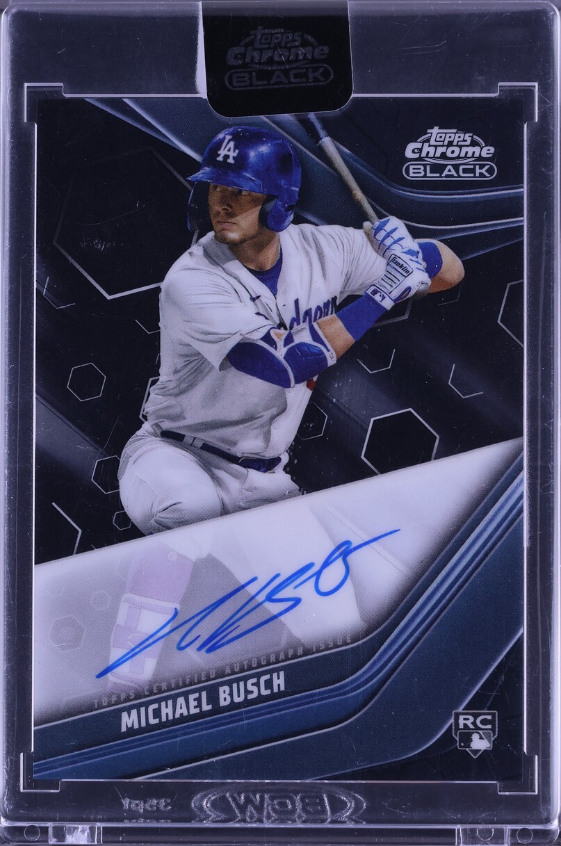 2023 Topps Chrome Black Michael Busch ROOKIE AUTO #CBA-MB CGC AUTH on ...