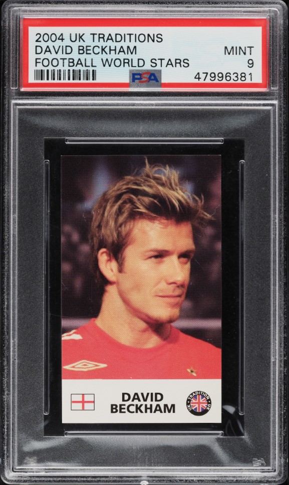 2006 UK Traditions Football World Stars David Beckham PSA 9 MINT on ...