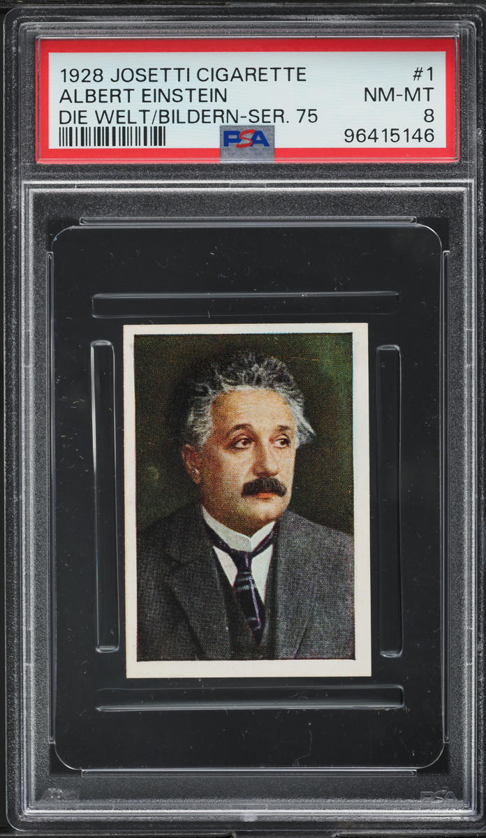 1928 Josetti Cigarette Die Welt In Bildern Serie 75 Albert Einstein #1 ...